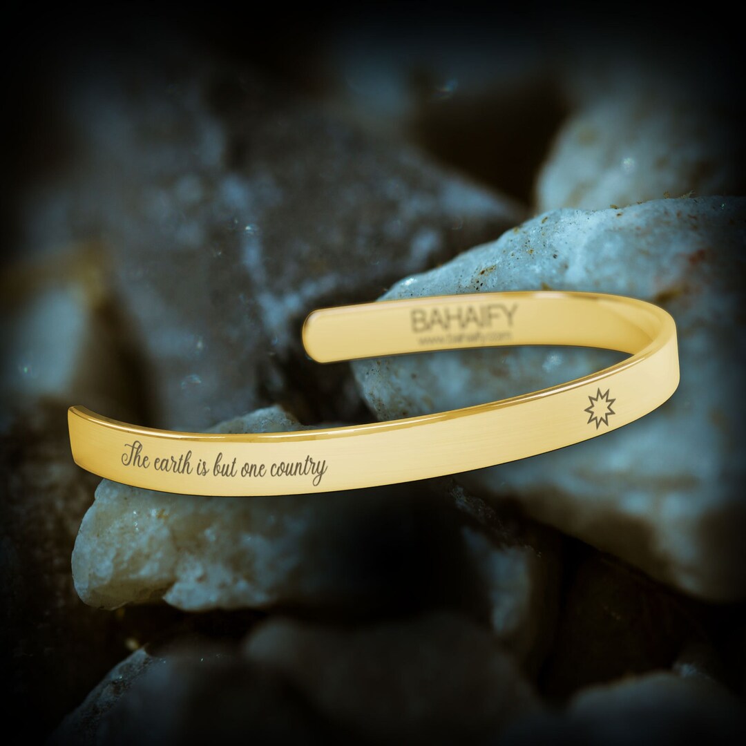 The Earth is but One Country | Bahai Symbol Jewelery | Baha'i 9-pointed ...