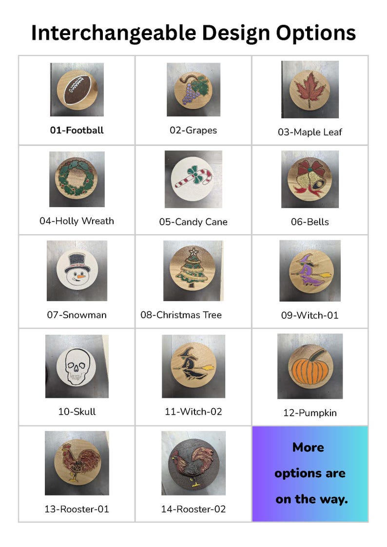 Welcome Sign With Interchangeable Designs / Personalized WELCOME Sign ...