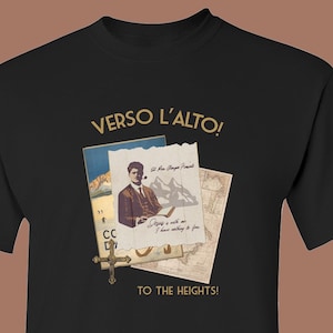 St Pier Giorgio Frassati Verso L'alto Catholic Graphic Tee - Etsy