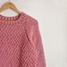 Knitting Pattern in Spanish, Handmade Two-needle Knitted Raglan Sweater ...