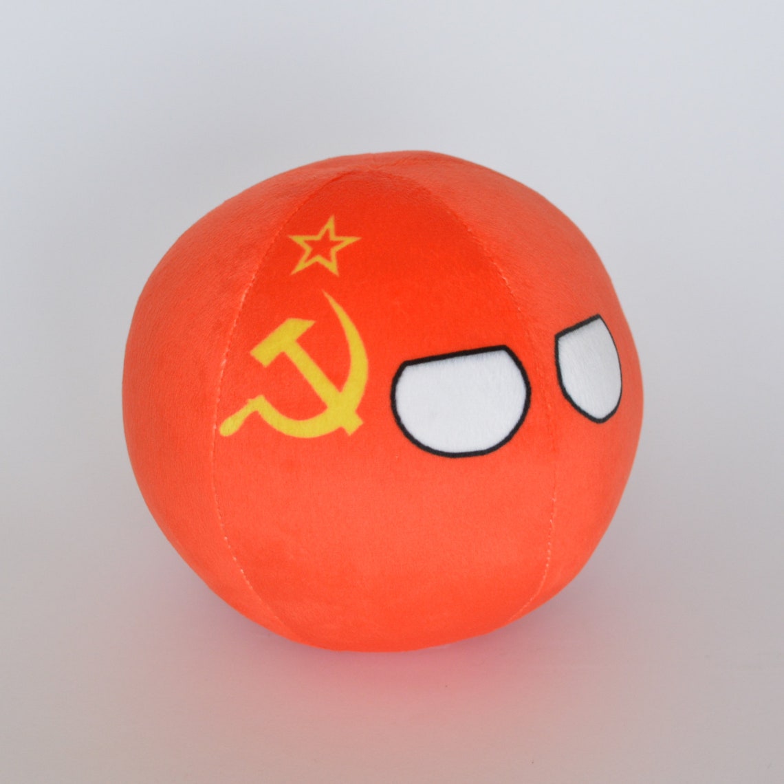 Countryball with the USSR flag. Unusual toy for children and | Etsy