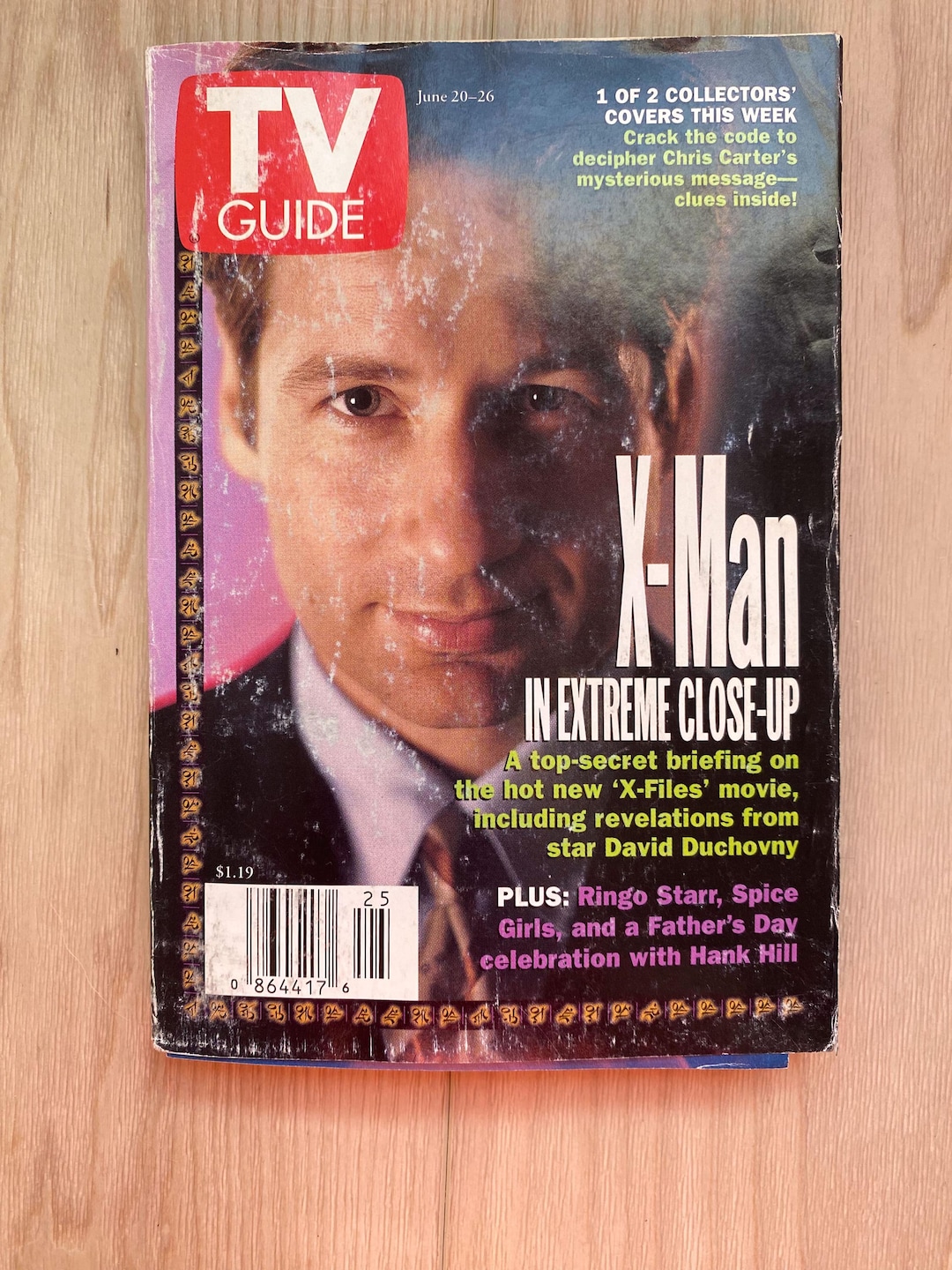 VINTAGE - the X-files TV Guide 1998 Set - Fair Condition - Etsy