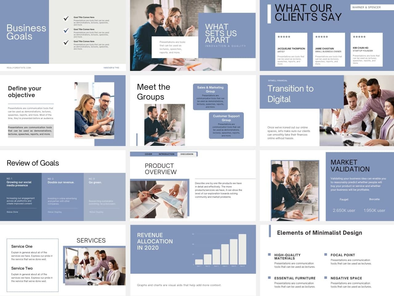 Professional Powerpoint Presentation Premium Template. Clean, Modern ...
