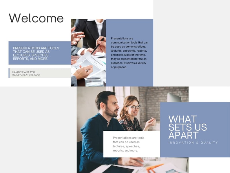 Professional Powerpoint Presentation Premium Template. Clean, Modern ...