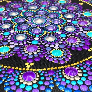 High Frequency Colors Flower Mandala Painting - Etsy