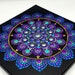High Frequency Colors Flower Mandala Painting - Etsy