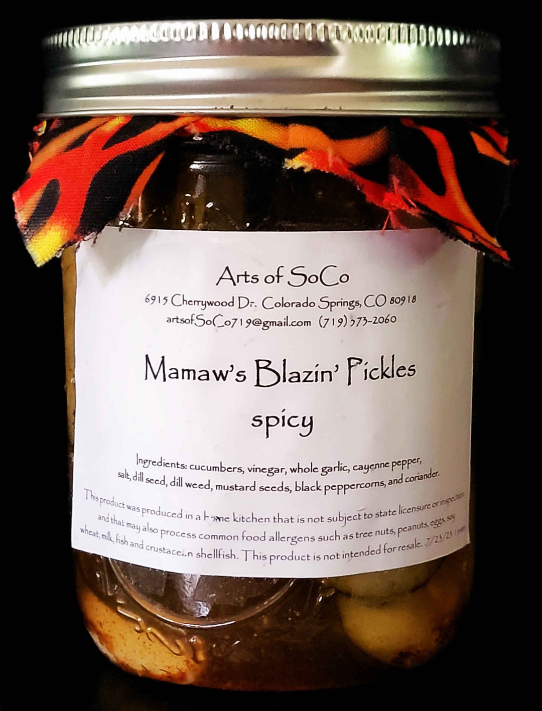 Mamaw's Blazin' Pickles - Spicy - Best Pickles Ever! - Etsy