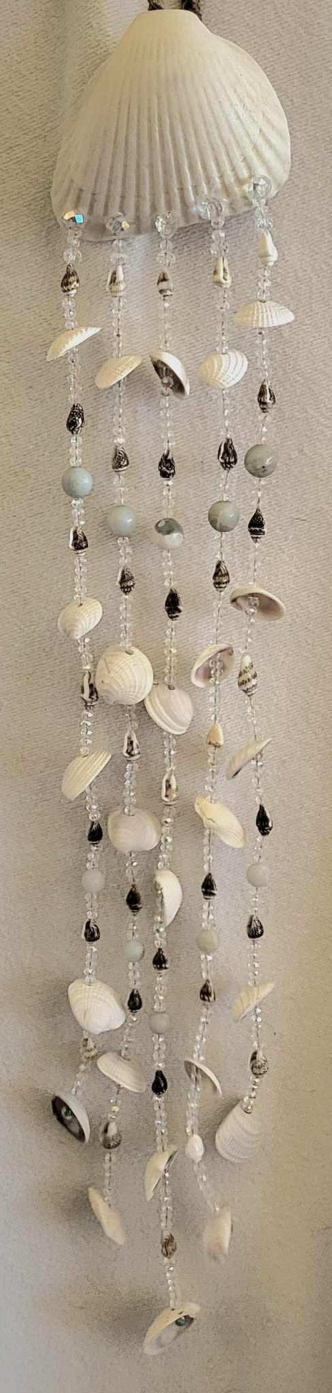Natural Gulf of Mexico Seashell, Crystal & Amazonite Suncatcher, Shell ...