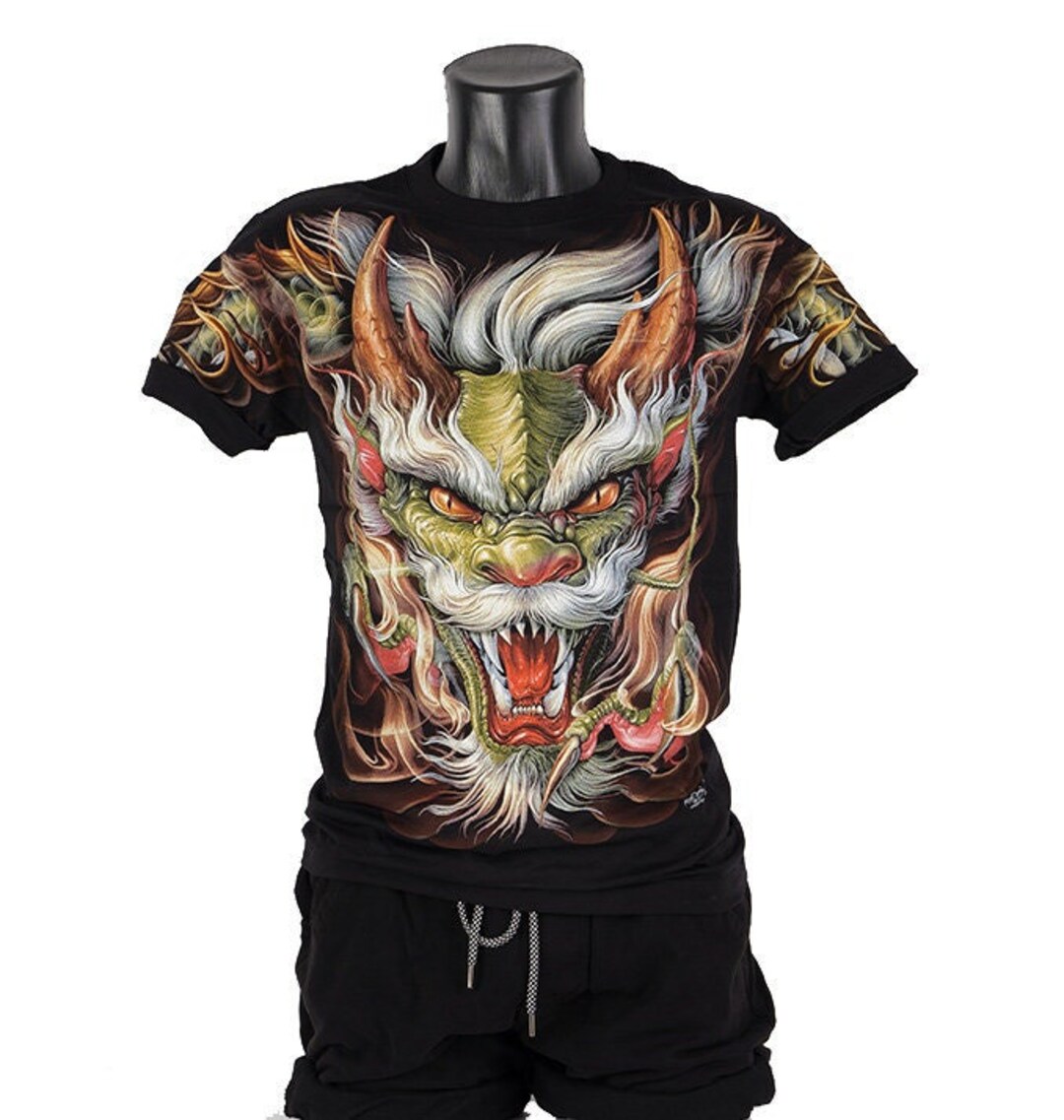 T-shirt FHD Original Rock Chang White Dragon's Breath Glow in the Dark ...