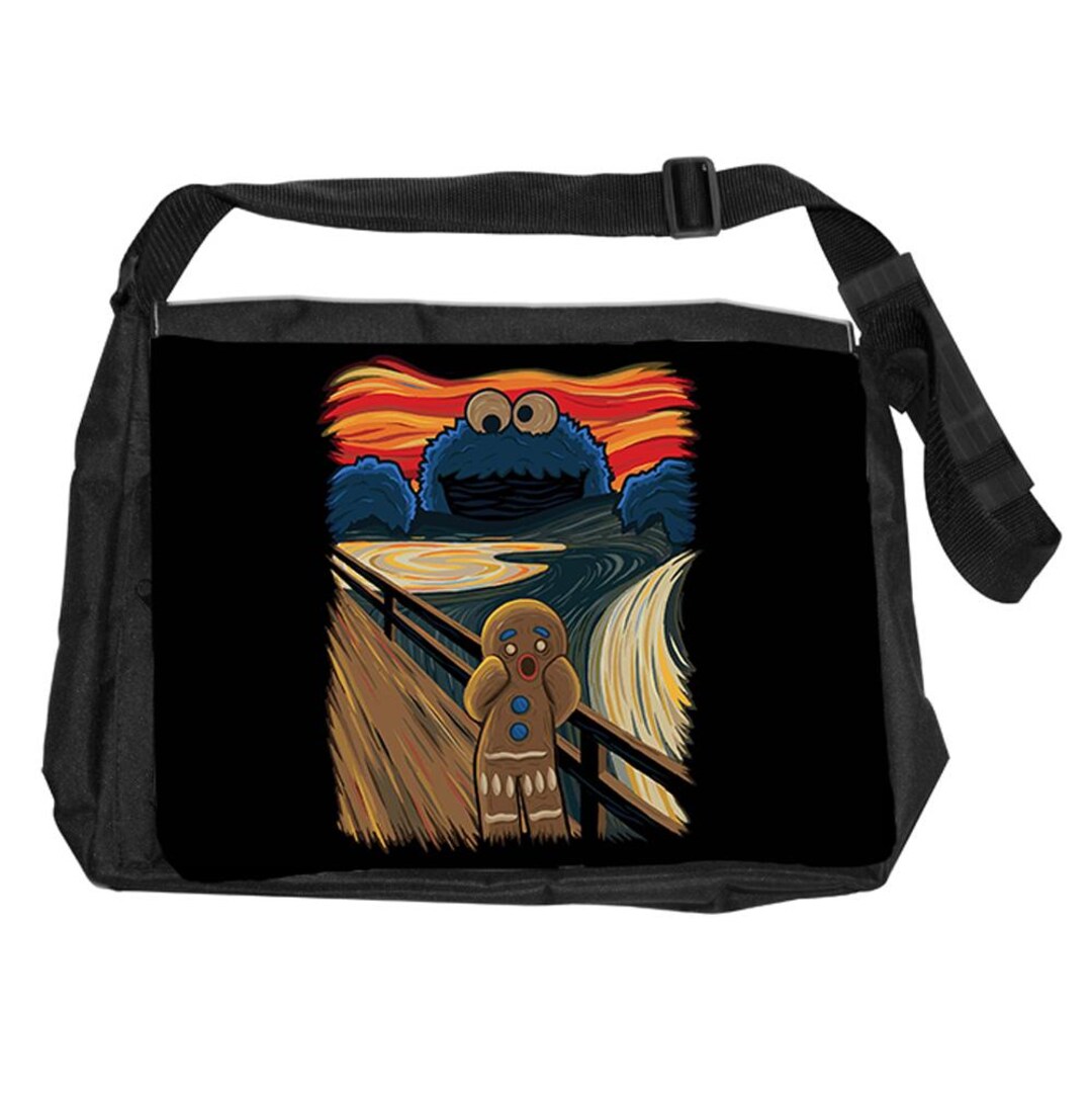 Biscuit Monster Messenger Bag Tshirtland Original - Etsy