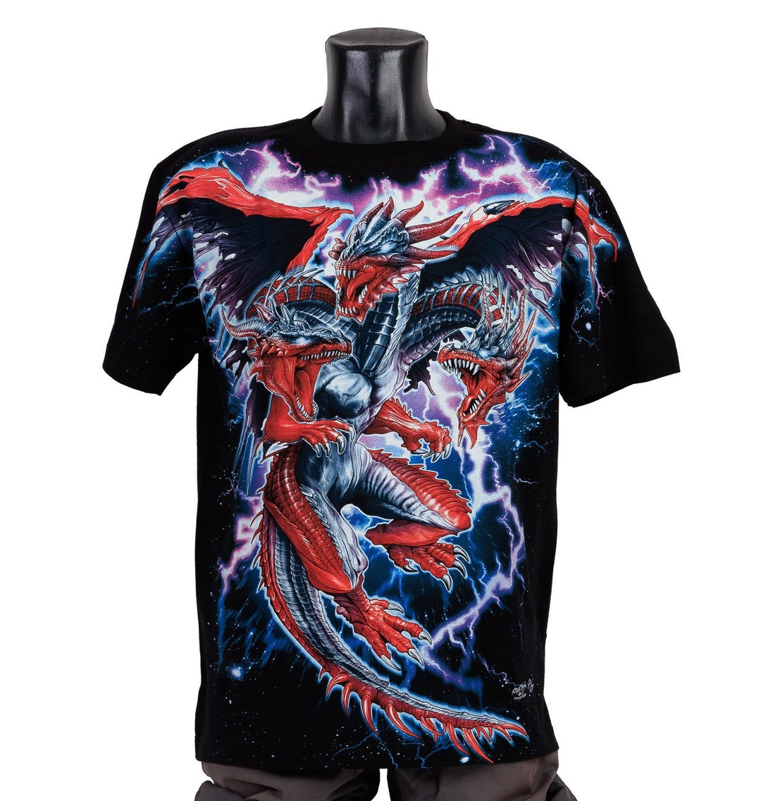 T-shirt FHD Original Rock Chang Thunder Dragon Glow in the Dark Front ...