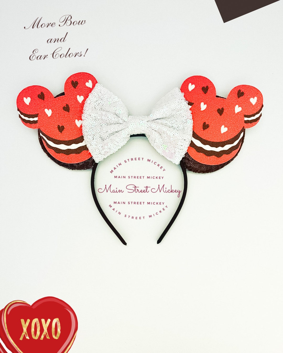 Minnie Mouse Ears, Minnie Ear, Macaroon Minnie Mouse Ears, Mickey Ears ...