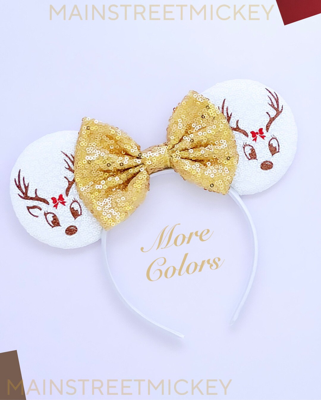 Minnie Mouse Rudolph Ears All Ages, Disney Ears for Adults and Kids ...