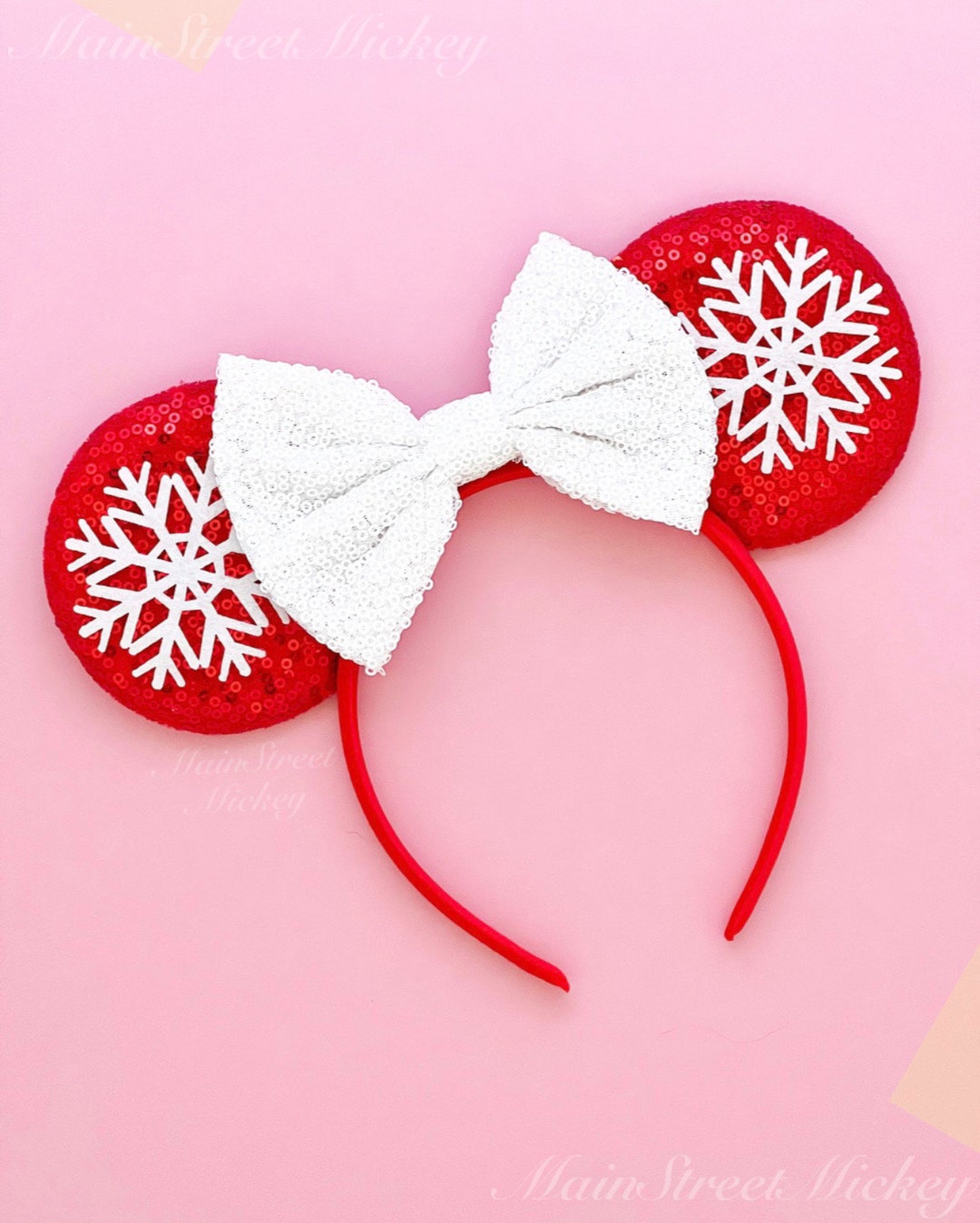 Minnie Mouse Snowflake Ears All Ages, Disney Ears for Adults and Kids ...