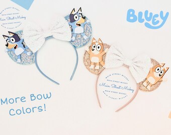 Bluey Minnie Ears - Etsy