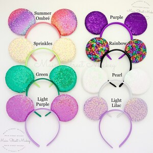 Minnie Mouse Ears, Disney Ears for Adults and Kids, Bride Minnie Mouse ...