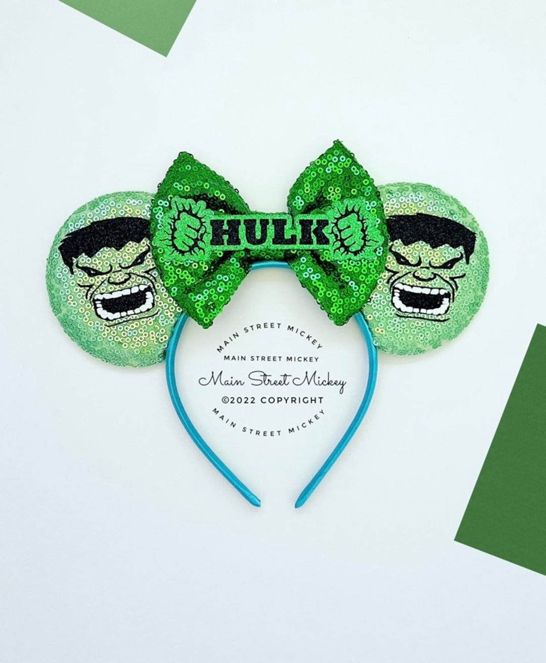 Minnie Mouse Hulk Ears, Marvel Mickey Ear, Disney Avengers Ear ...