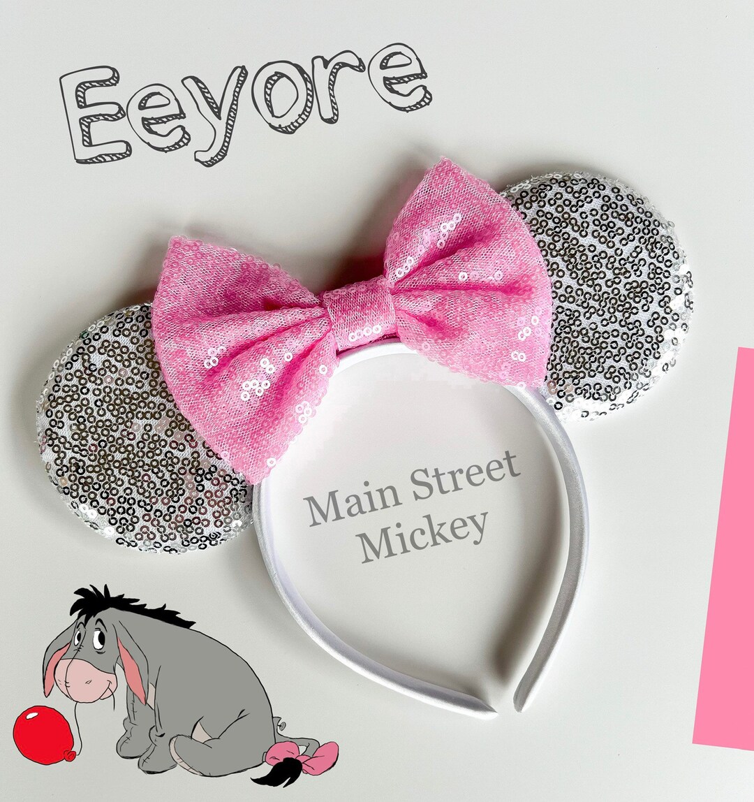 Minnie Mouse Eeyore Ears, Disney Ears for Adults and Kids, Minnie Ears ...