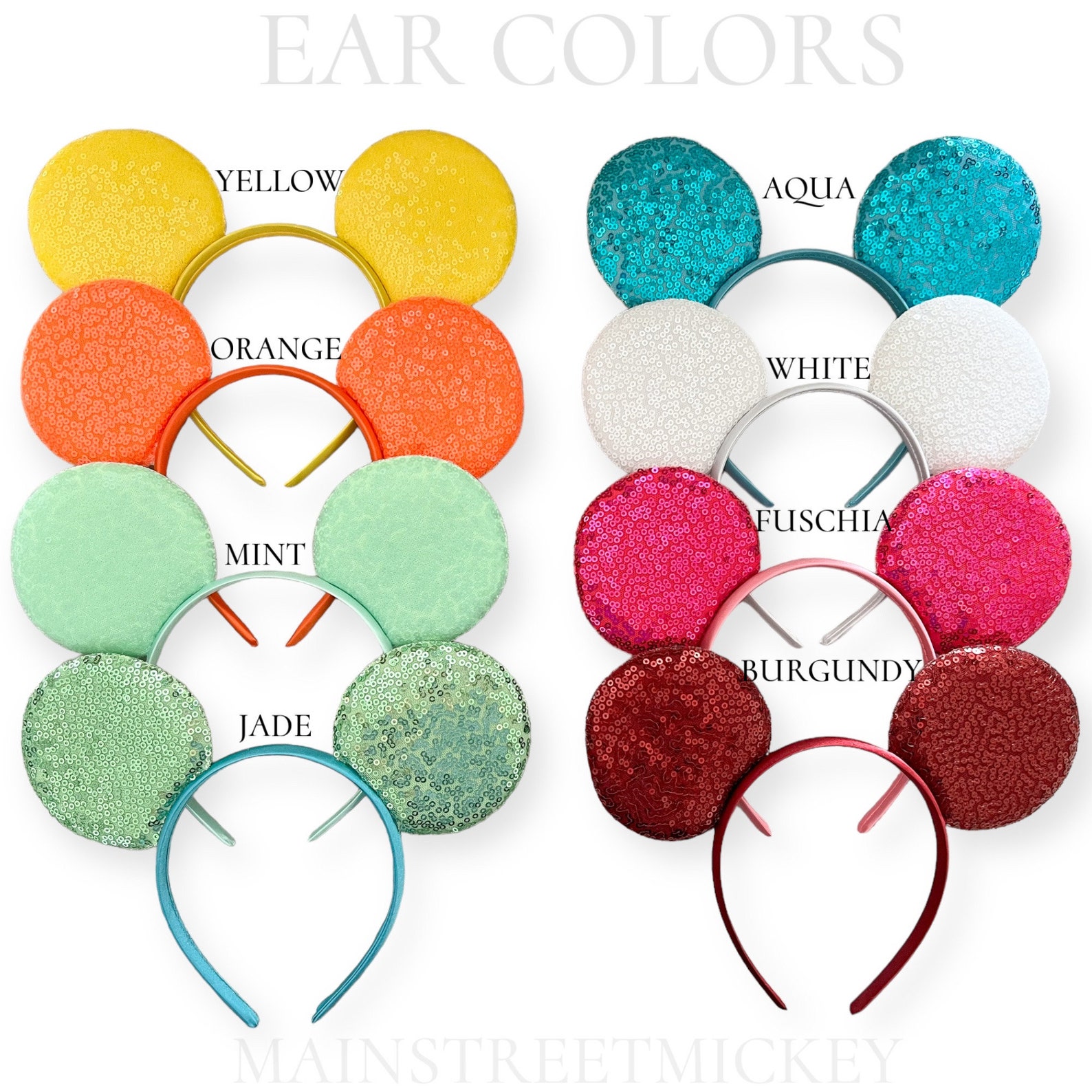 Minnie Mouse Ears, Disney Ears for Adults and Kids, Princess Minnie ...