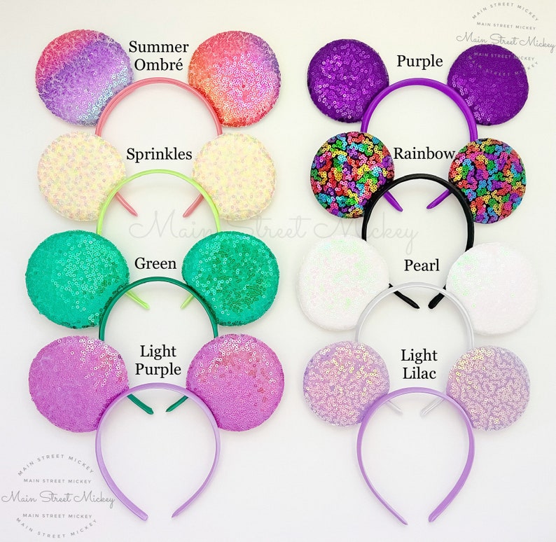 Minnie Mouse Ears, Christmas Holiday Minnie Ear, Grinch Minnie Mouse ...