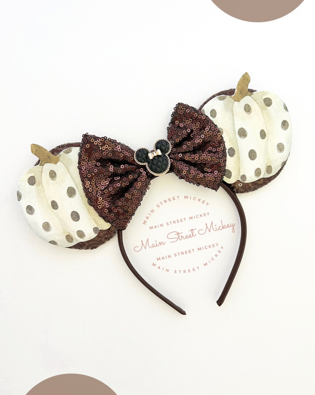 Minnie Mouse Pumpkin Ears, Disney Ears for Adults and Kids, Choose Ear ...