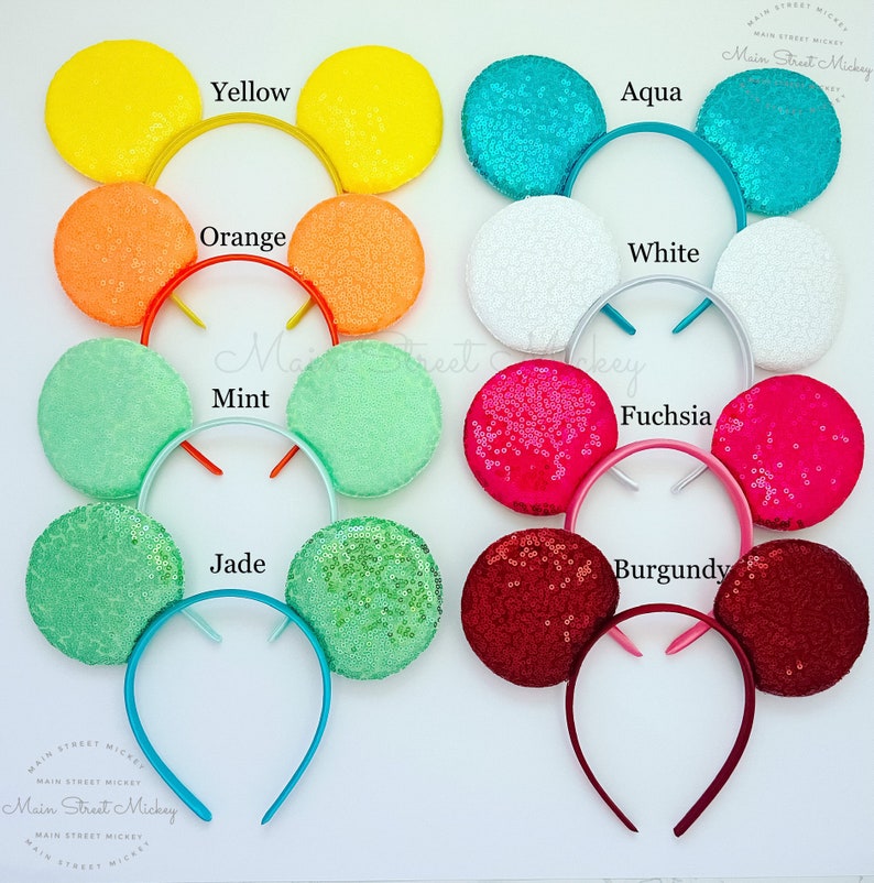 Minnie Mouse Ears, Christmas Holiday Minnie Ear, Grinch Minnie Mouse ...