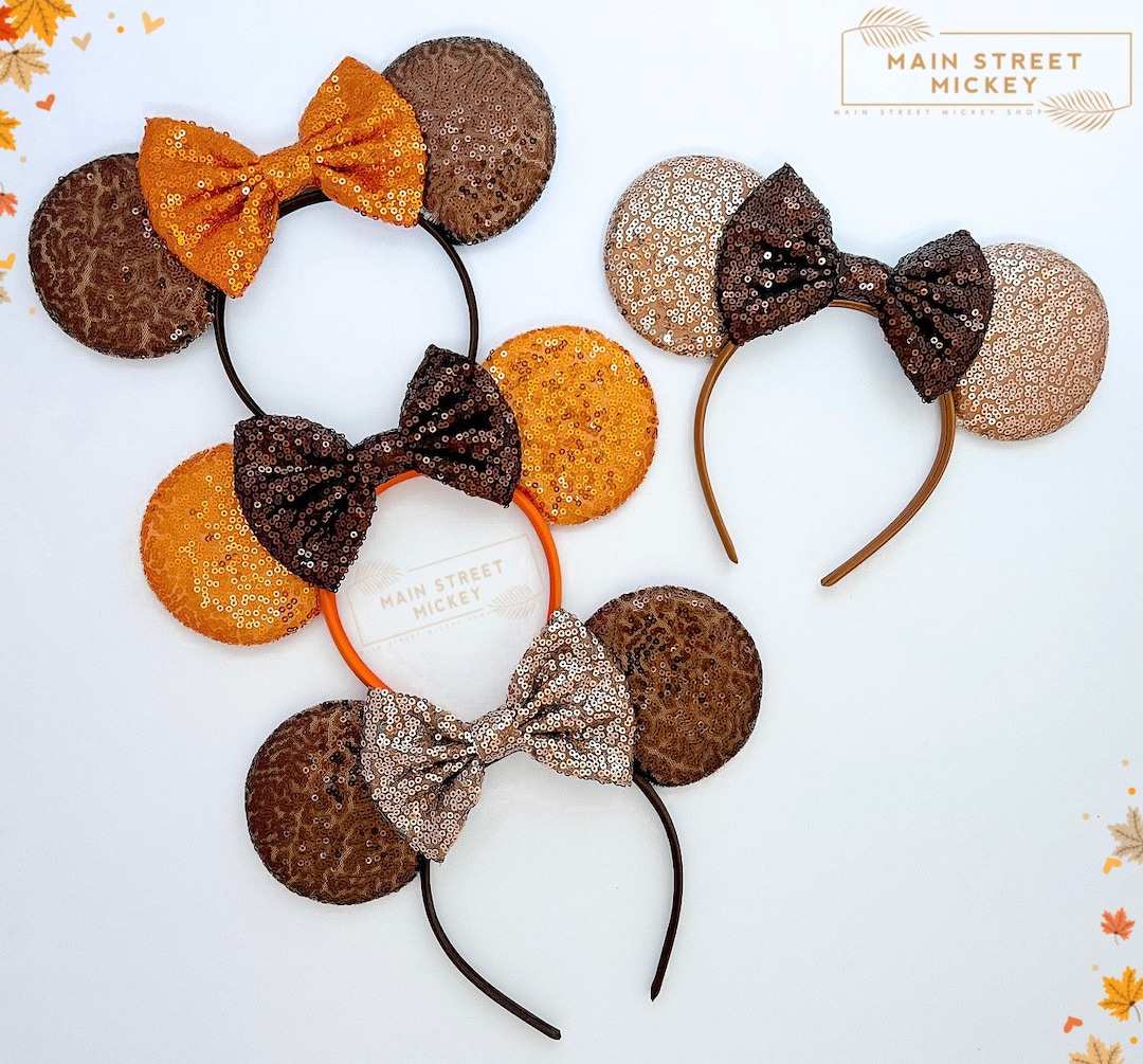 Minnie Mouse Ears, Disney Ears for Adults and Kids, Thanksgiving Mouse ...