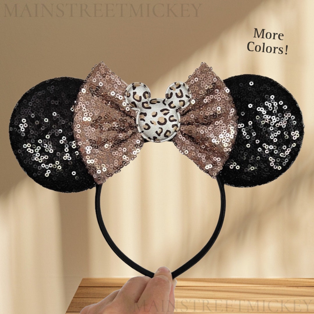 Minnie Mouse Ear, Leopard Mickey Ear, Animal Kingdom Ears, Choose Ear ...