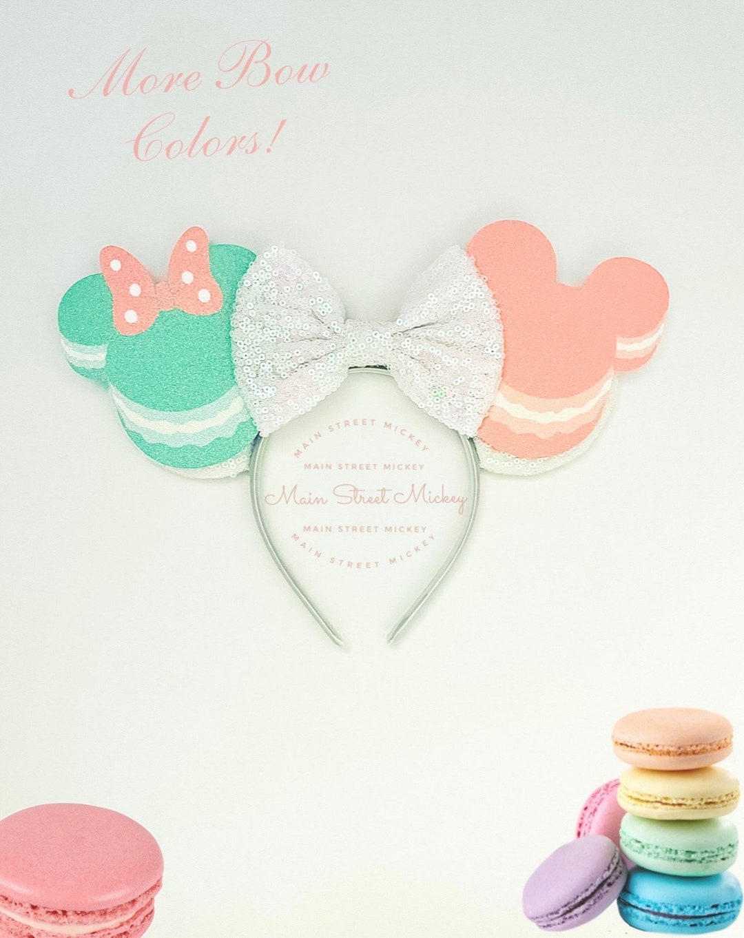 Minnie Mouse Ears, Minnie Ear, Macaroon Minnie Mouse Ears, Mickey Ears ...
