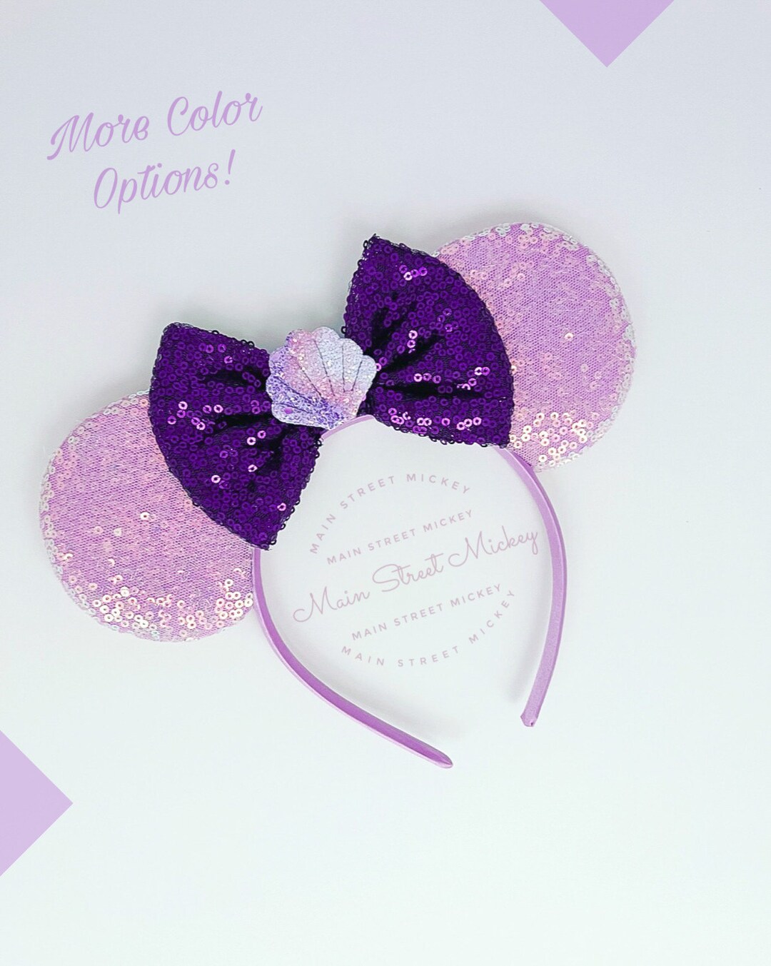 Minnie Mouse Ariel Ears, Disney Ears for Adults and Kids, Mermaid ...