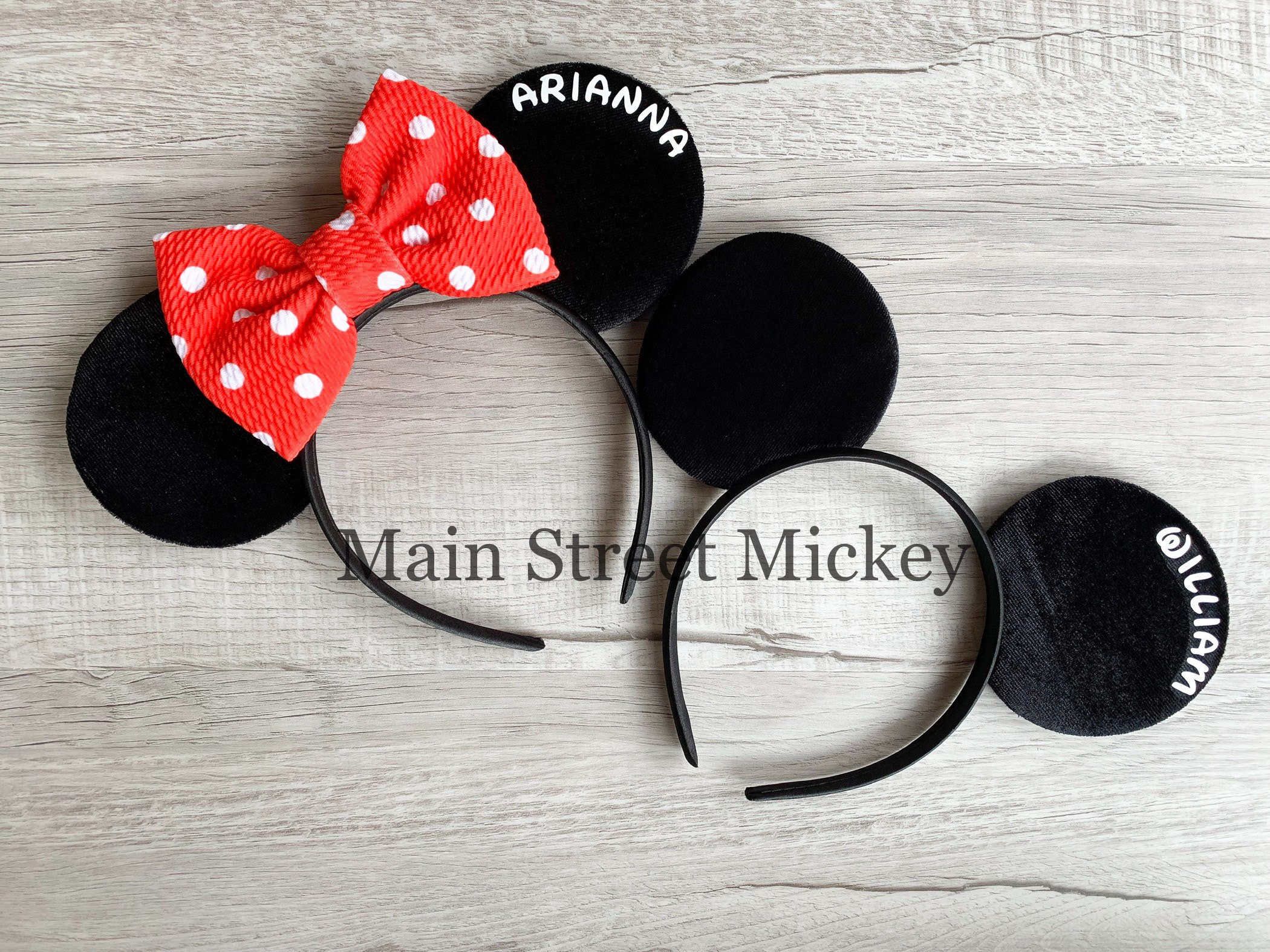 Minnie Mouse Custom Ears Disney Ears for Adults and Kids - Etsy