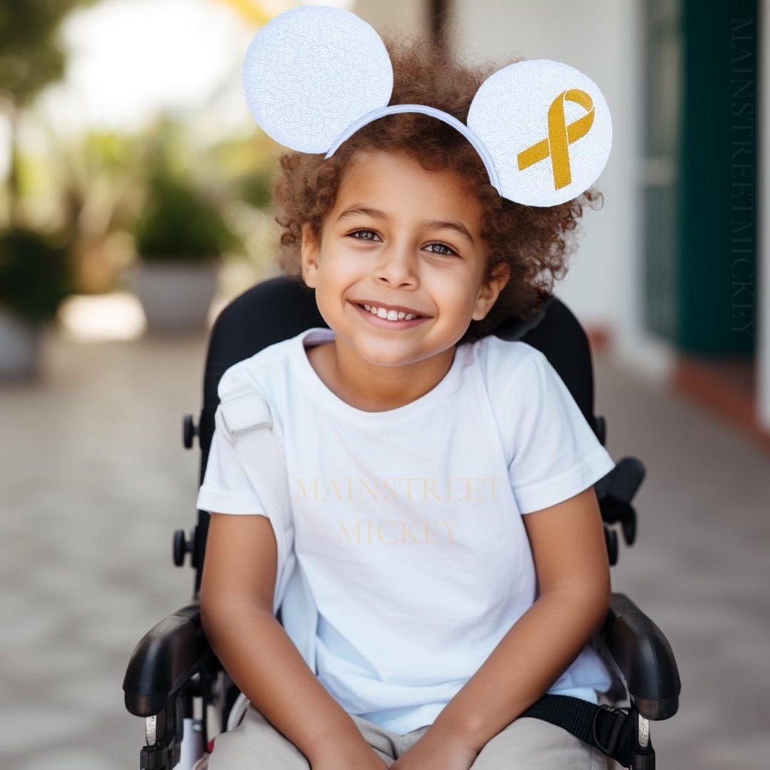 Minnie Mouse Awareness Ears, Mouse Ear for Adults and Kids, Minnie ...