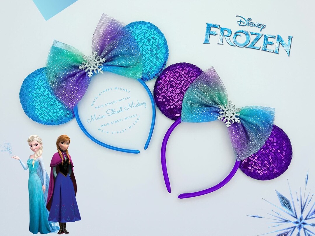 Frozen Princess Elsa Minnie Mouse Ears, Disney Ears for Adults and Kids ...
