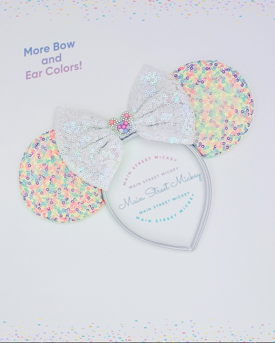 Minnie Mouse Ears, Disney Ears for Adults and Kids, Bride Minnie Mouse ...