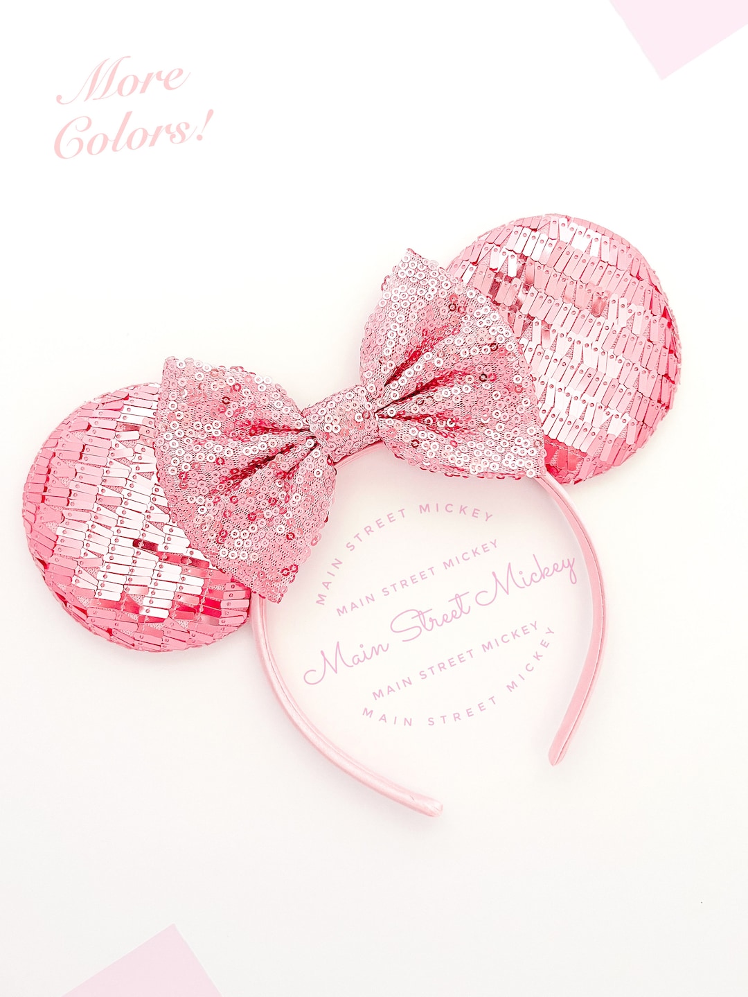 Minnie Mouse Pink Ears, Disney Ears for Adults and Kids, Minnie Ears ...