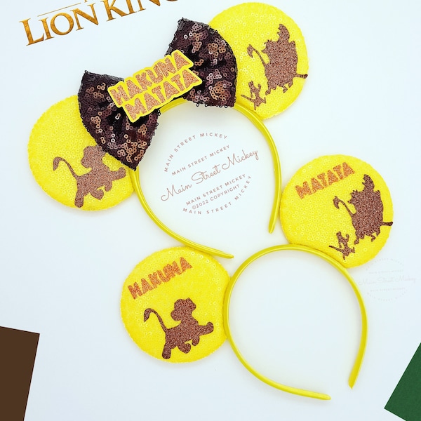 Simba Mickey Ears - Etsy