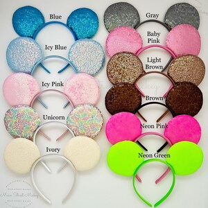 Minnie Mouse Ears, Disney Ears for Adults and Kids, Bride Minnie Mouse ...