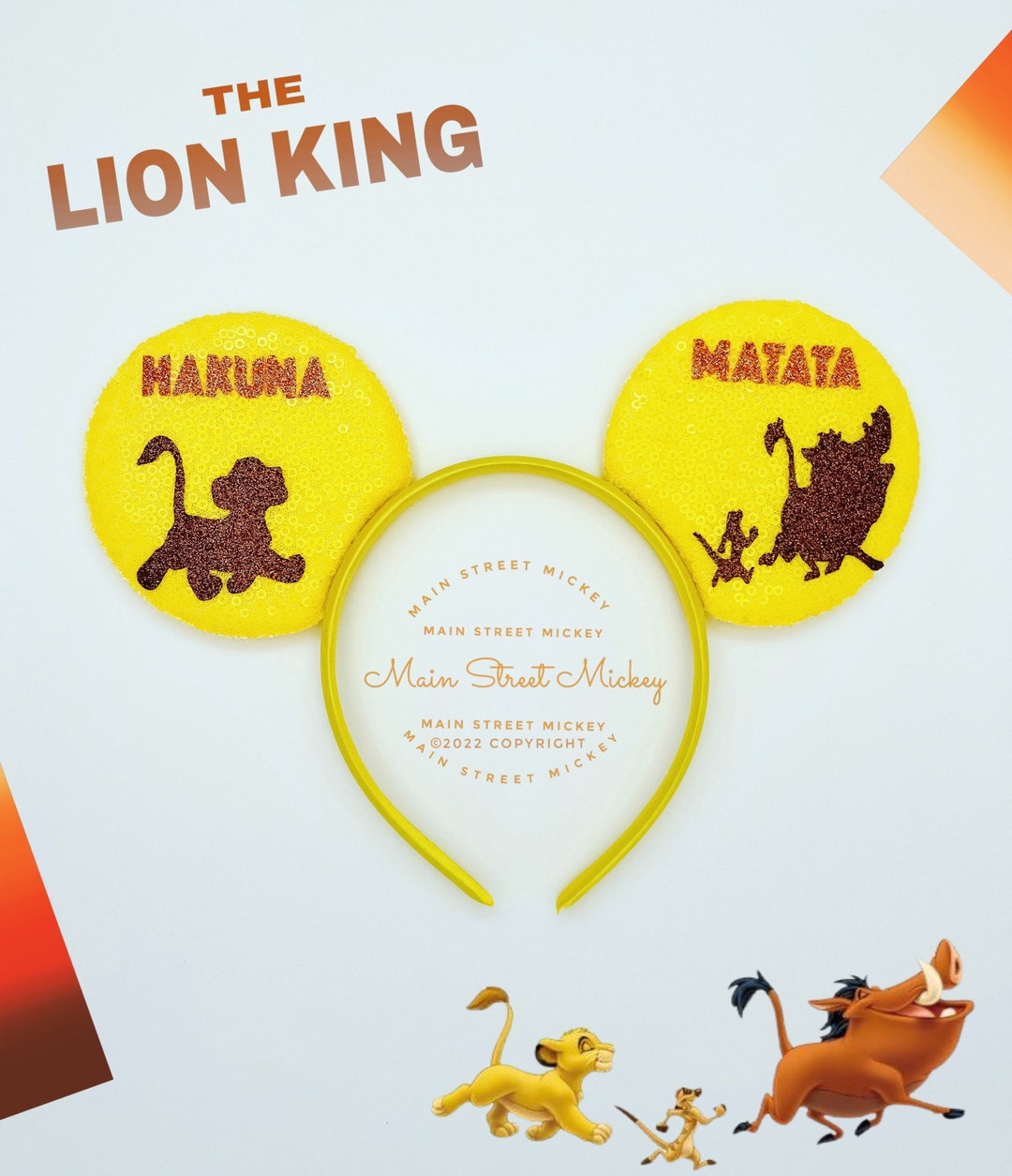 Minnie Mouse Simba Ears, Lion King Mickey Ear, Lion King Minnie Ear ...