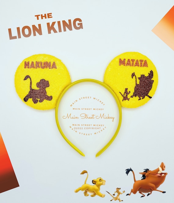 Minnie Mouse Simba Ears Lion King Mickey Ear Lion King - Etsy