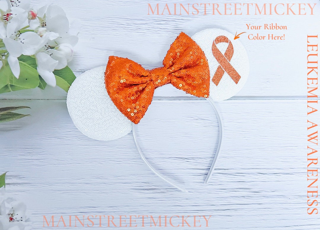 Minnie Mouse Awareness Ears, Mouse Ear for Adults and Kids, Minnie ...