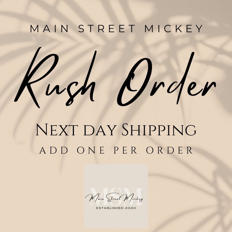 Minnie Mouse Ears Main Street Mickey RUSH Order Ships Next - Etsy