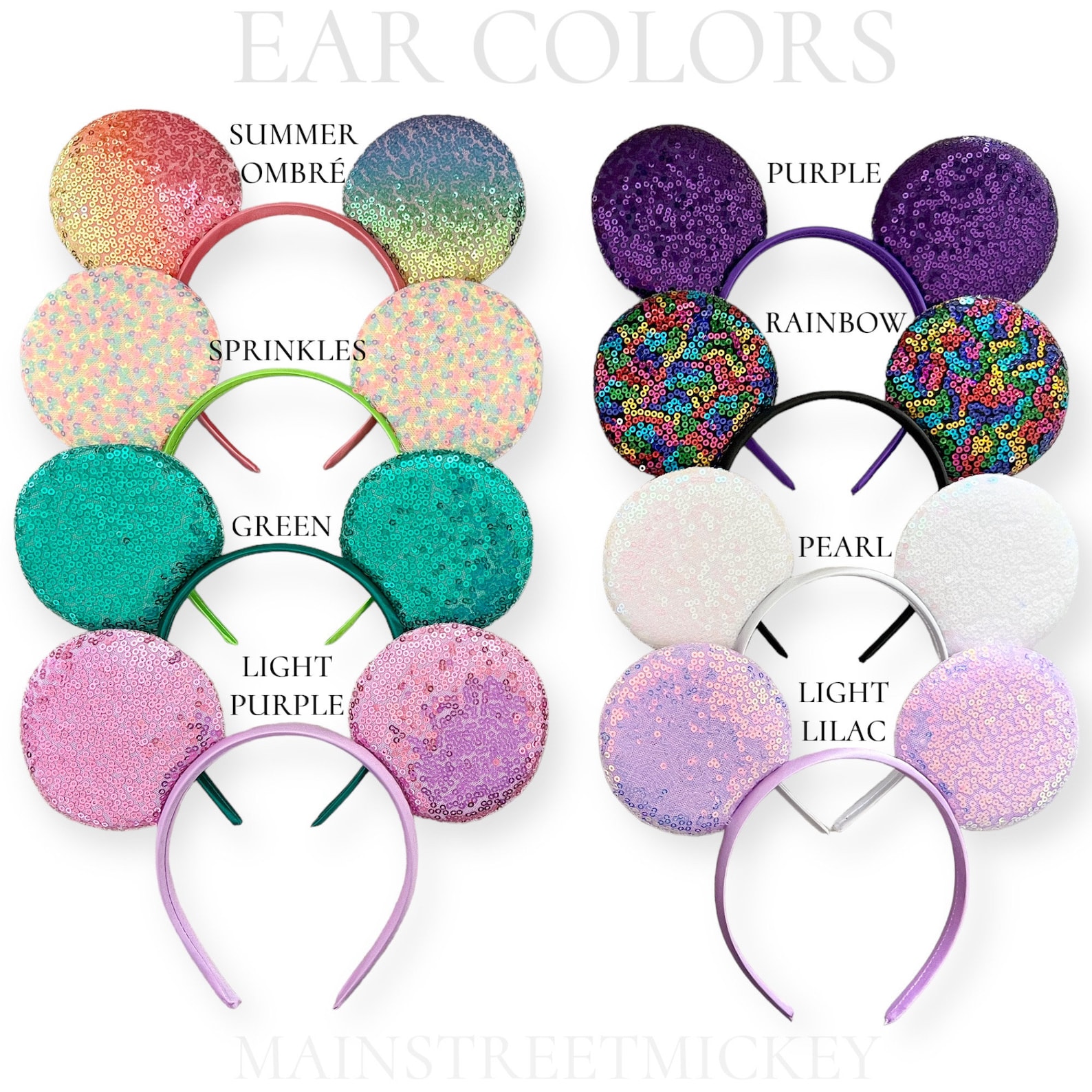 Minnie Mouse Ears, Disney Ears for Adults and Kids, Princess Minnie ...