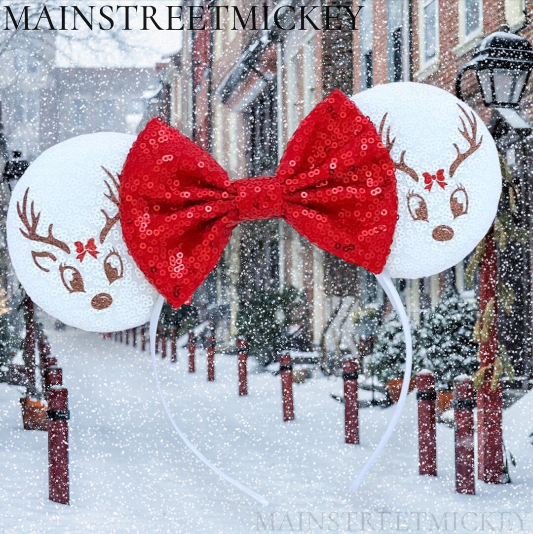 Minnie Mouse Rudolph Ears All Ages, Disney Ears for Adults and Kids ...