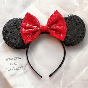 Minnie Mouse Ears, Disney Ears for Adults and Kids, Minnie Ears ...