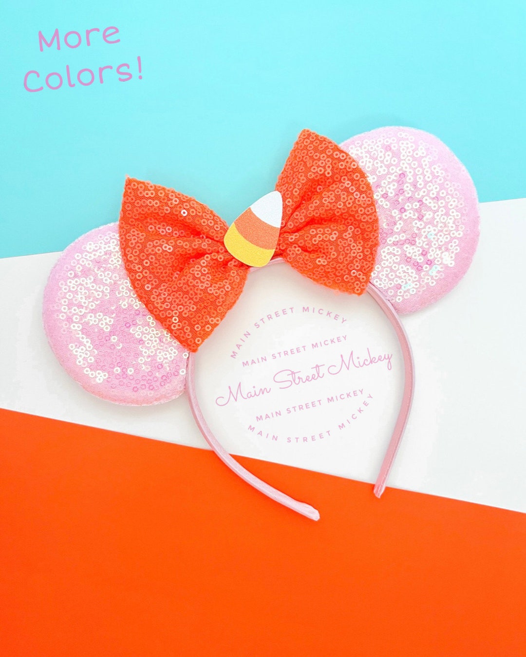 Minnie Mouse Candy Corn Ears, Disney Ears for Adults and Kids ...