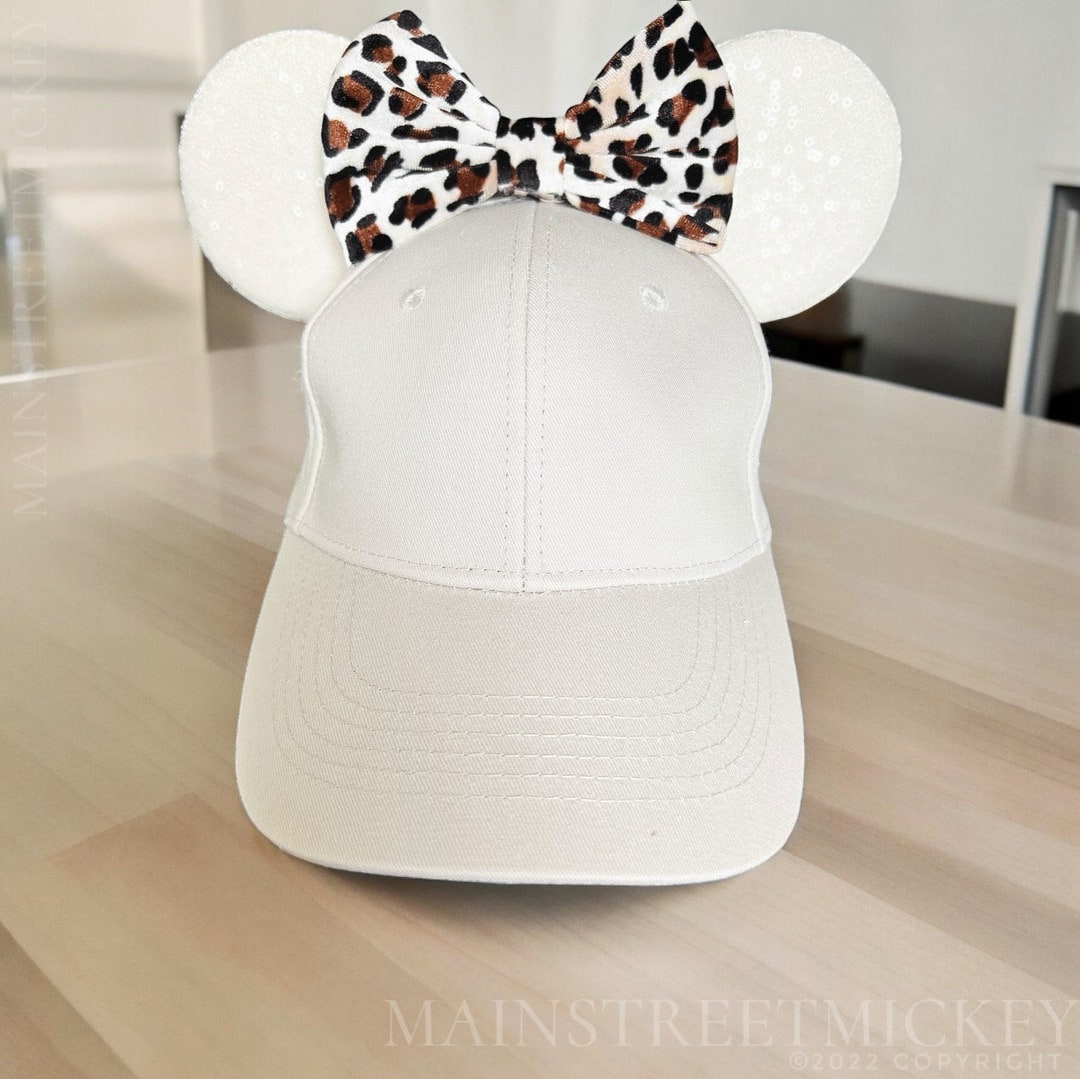 Minnie Mouse Khaki Hat, Cheetah Disney Hats for Adults and Kids, Animal ...