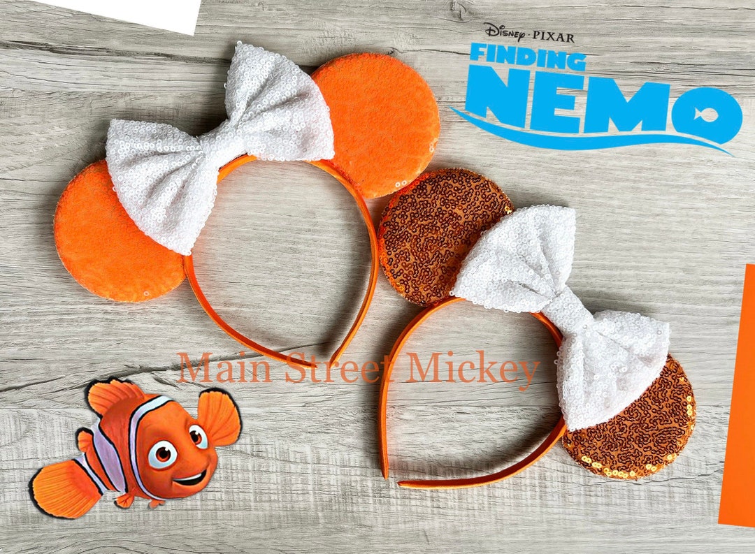 Minnie Mouse Nemo Ears, Disney Ears for Adults and Kids, Minnie Ears ...