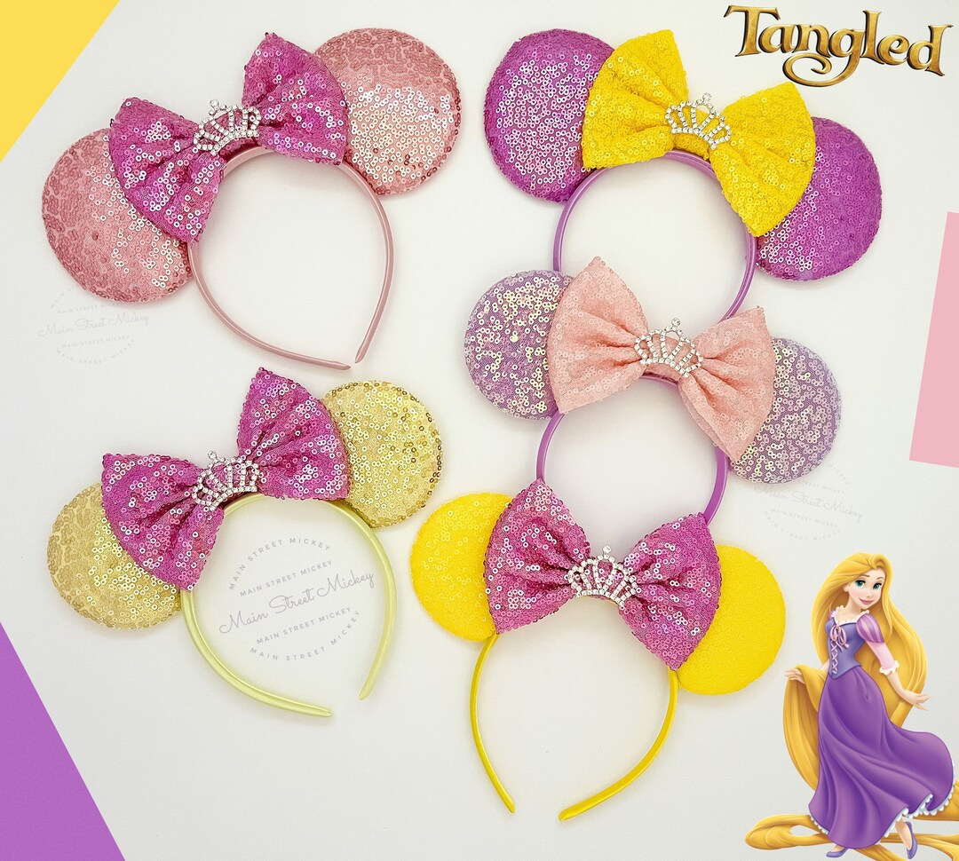 Minnie Mouse Tangled Ears, Disney Ears for Adults and Kids, Disney ...