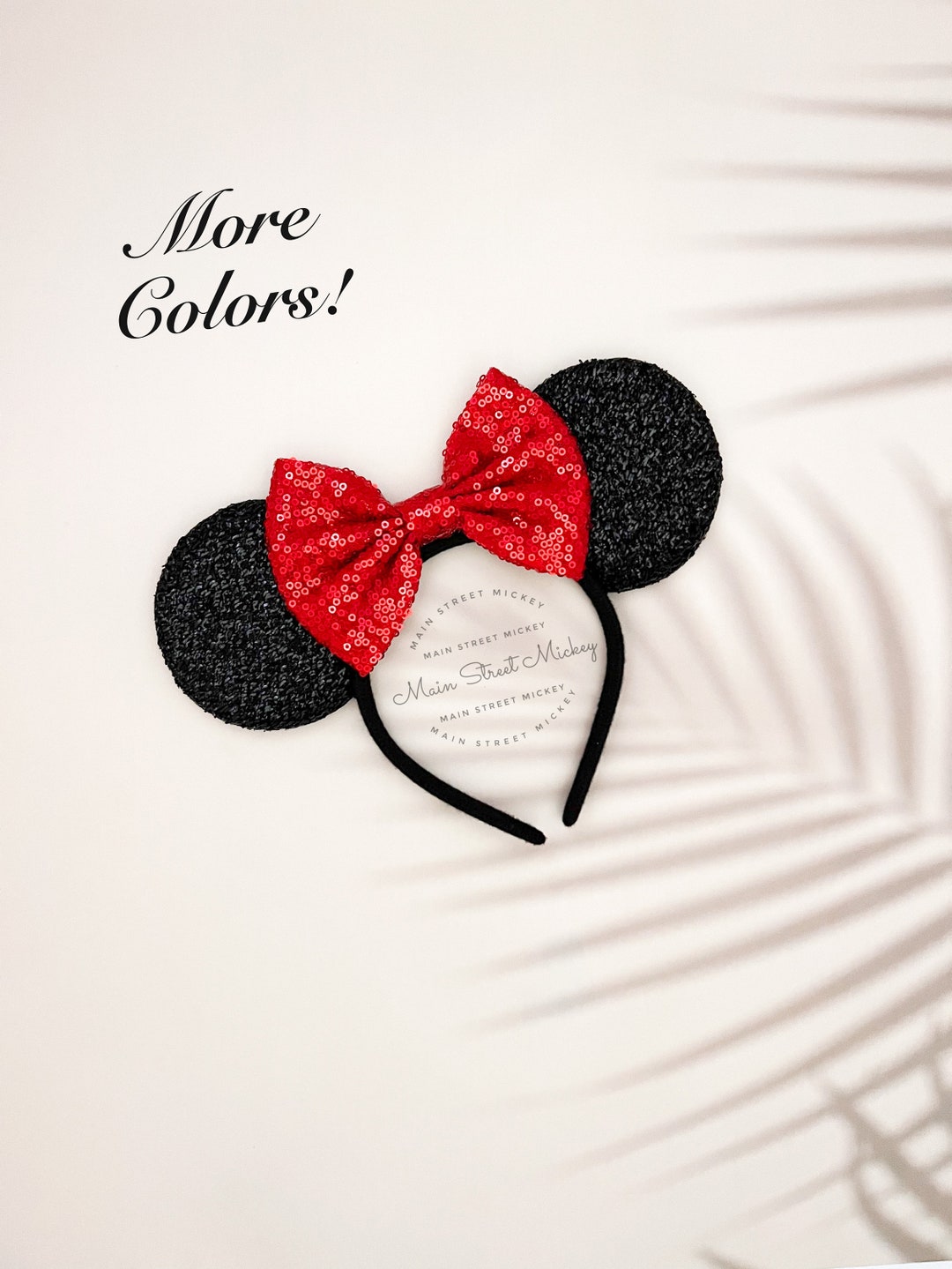 Minnie Mouse Ears, Disney Ears for Adults and Kids, Black Minnie Mouse ...