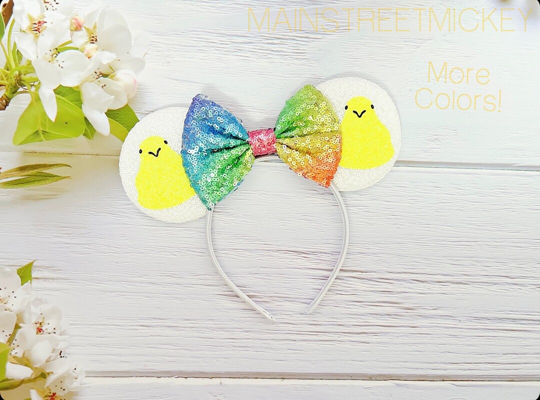 Minnie Mouse Peeps Ears, Mouse Ear for Adults and Kids, Minnie Mouse ...